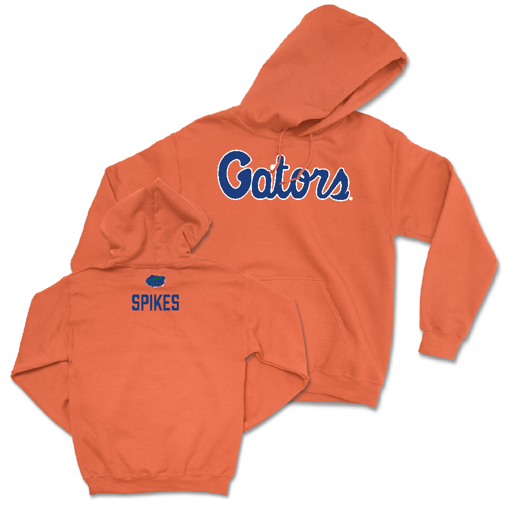 Florida Men's Track & Field Orange Script Hoodie - Nicholas Spikes ...